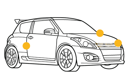 Suzuki Car Touch Up Spray Paint & Pens | Suzuki Paint Codes Location