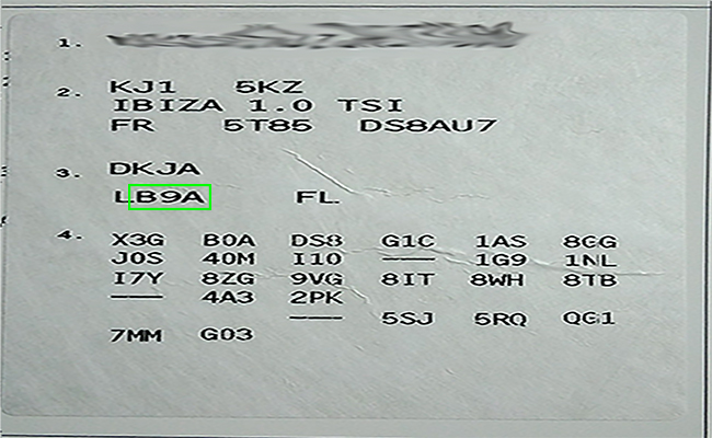 SEAT Car Touch Up Paint & Paint Codes By Reg | PaintNuts